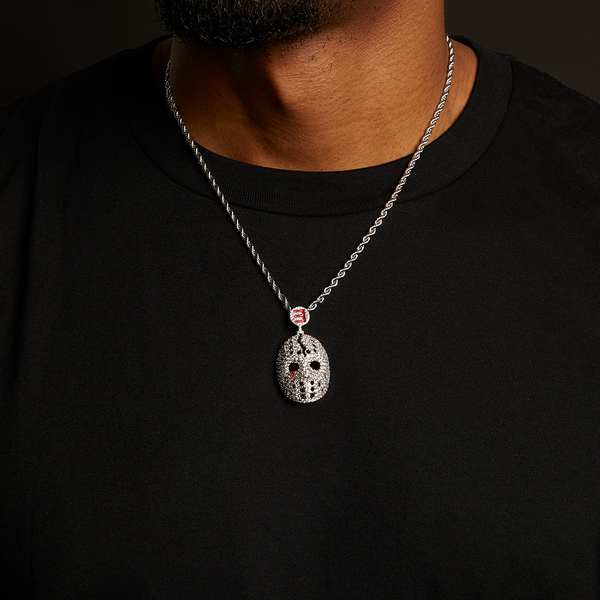 Hockey Mask Diamond Pendant & Chain - Official Eminem Online Store