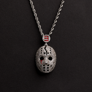 Hockey Mask Diamond Pendant & Chain - Official Eminem Online Store