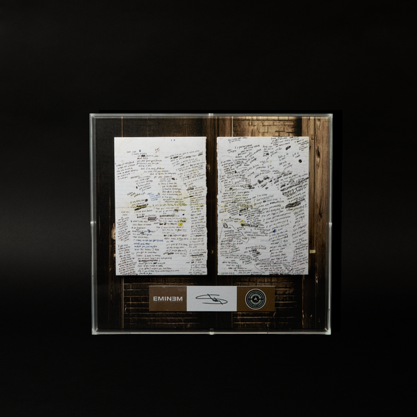 Stan Letters Shadow Box (Signed) - Official Eminem Online Store